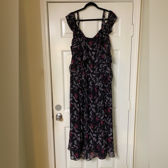 Lane Bryant Dresses Lane Bryant Floral Maxi Dress Poshmark